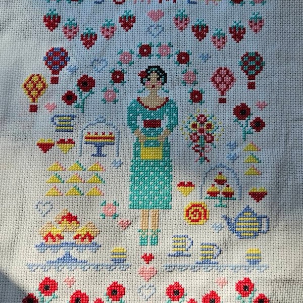 CROSS STITCH KIT (aida Version) Inca Sampler by Riverdrift House - Etsy