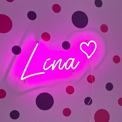 Custom Name Neon Sign for Kids Neon Sign Bedroom Neon Sign - Etsy