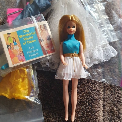 Topper Dawn palitoy Pippa Doll Vintage Handmade Wedding Gown and Veil ...