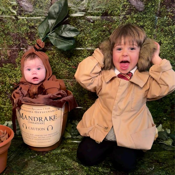 Realistic Mandrake Label, Printable Sticker Prop Potter Herbology - Etsy