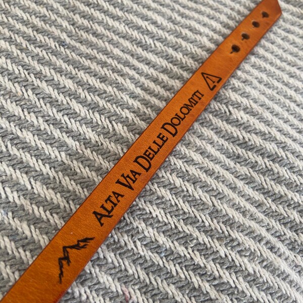 Personalised Custom Leather Bracelet Wrist Band - Etsy