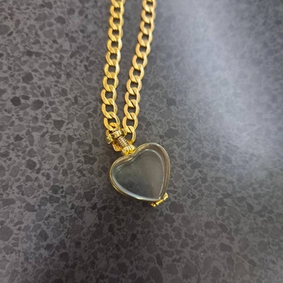 Locket Shapes Small Locket Necklace With Photo Choose a Shape Glass ...