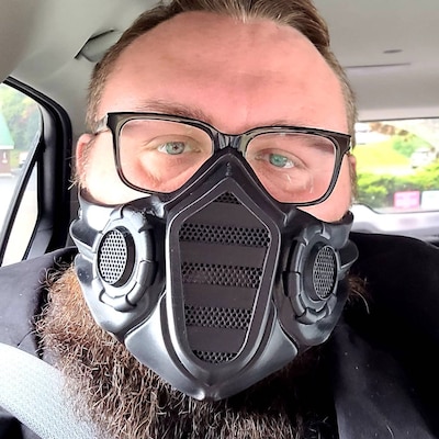 Cold Ninja Cosplay Mask by Wekster Mortal Face Mask Made in US Fast ...