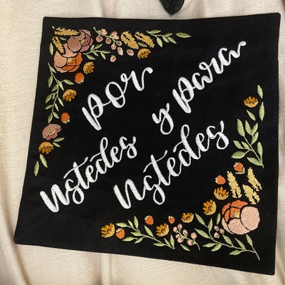 Embroidered Boho Graduation Cap Topper Grad Cap Decoration Topper ...