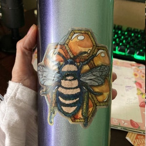 4 Inch Vinyl Bee Sticker - Etsy