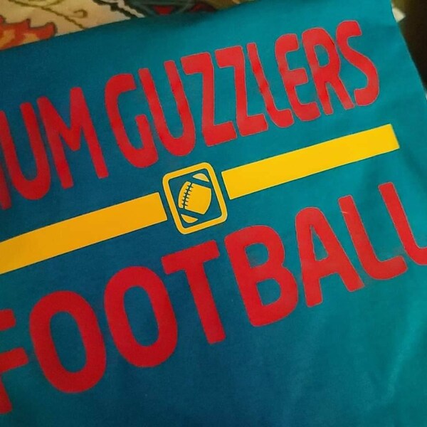 Football Team T-shirt With YOUR CUSTOM TEXT | Available in Sizes S-4XL ...