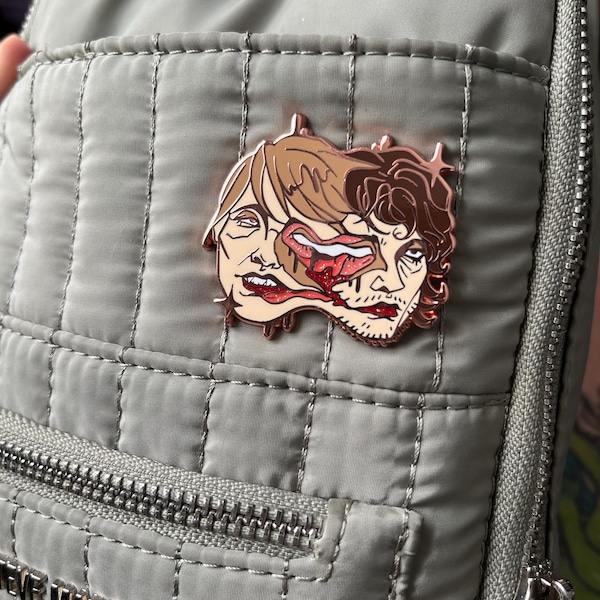 Hannibal 'blurring' Hard Enamel Pins - Etsy