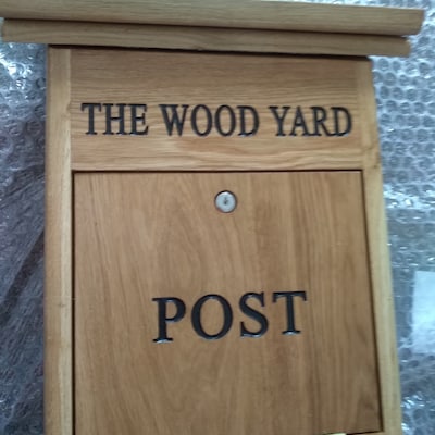 Large Oak Letter Box. - Etsy UK
