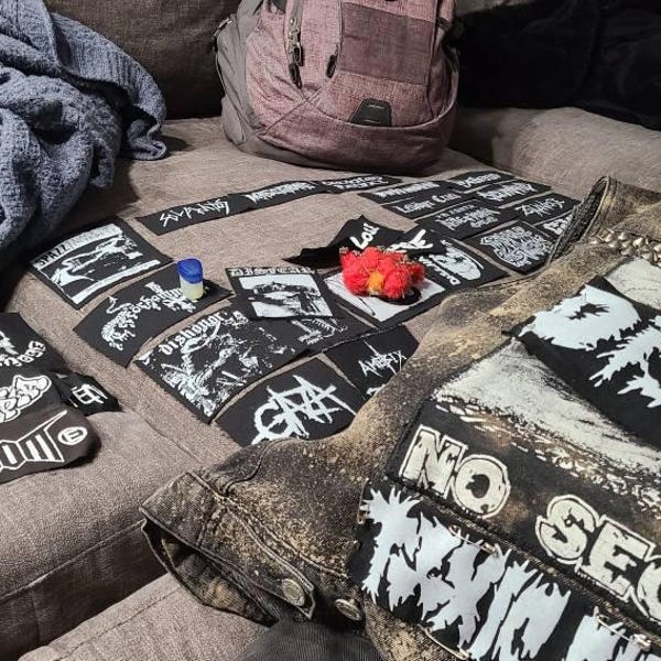 Dsbm Patches Sheet, Black Metal - Etsy