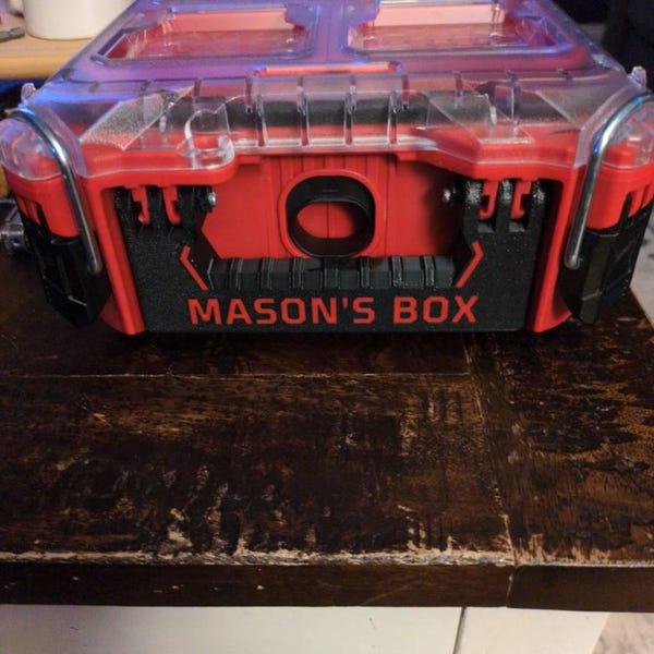 Milwaukee Packout Toolbox Lid Bit Storage: Custom Packout Accessories ...