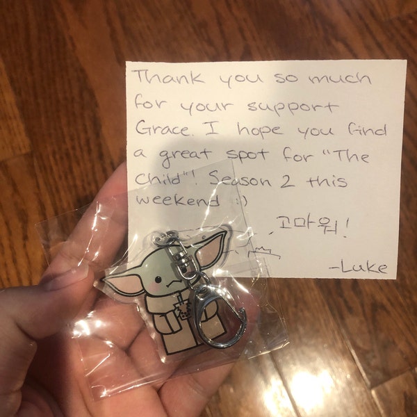 Baby Boba Keychain Double-sided Acrylic - Etsy