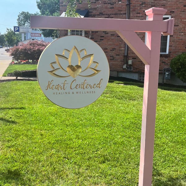 Custom Carved Outdoor Sign , 23K Gold Leaf Sign , Hanging Sign ...