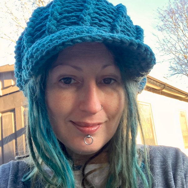 Soft Poofy Newsboy Hat Women 32 Colors Available/visor Beanie Hat ...