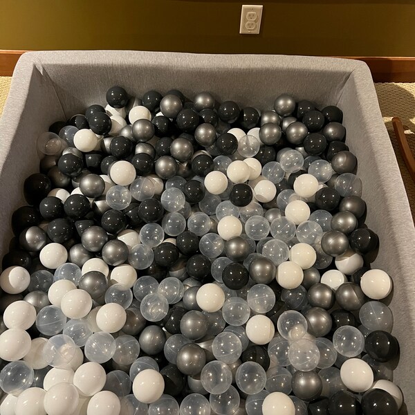 Balls for Ballpit, 2.76" (7 Cm) Plastic Balls, Bulk Balls, Non-toxic ...