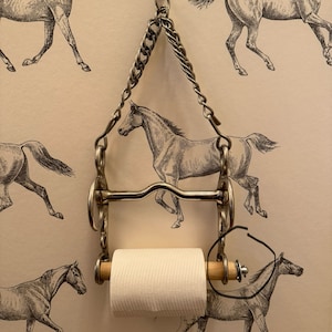 Just Use A Bit Horse Bit Toilet Paper Holder - Etsy