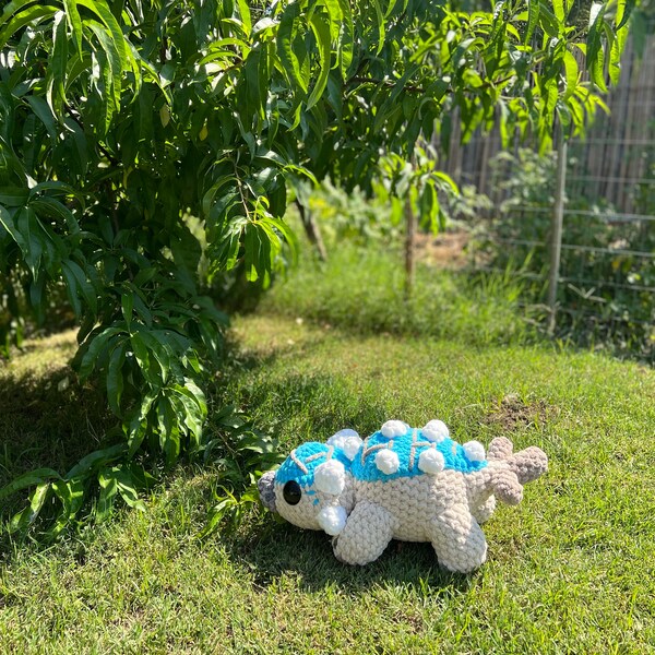 PATTERN ONLY- Bumpy Ankylosaurus Cute Crochet Plush Pattern Instructions - Etsy