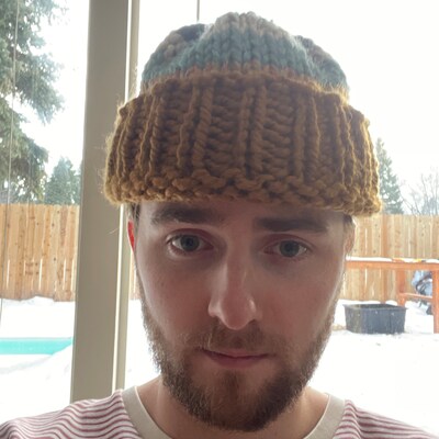 Custom Multi-colored Beanies Hand Knit Chunky Beanies Cozy ...