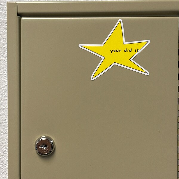 Your Did It Star Meme Vinyl Sticker, Meme Sticker, Funny Sticker ...