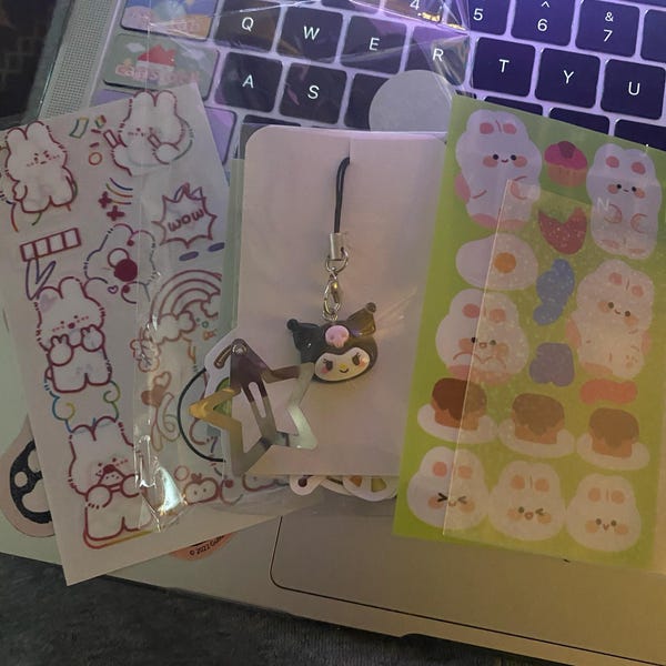 Coquette Inspired Jelly / Jellyfish Keychains Charms / Car Keychain ...