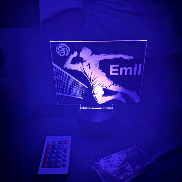 Personalized Soccer Lamp Gift Idea for Soccer Players Kids and Adults ...
