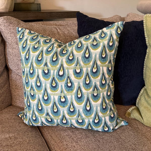 Throw Pillow Cover Make It Rain Nectar by Kelly Ripa Multicolor Pillow ...