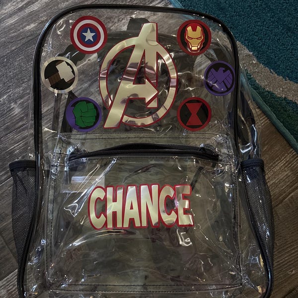 Avengers Backpack - Etsy