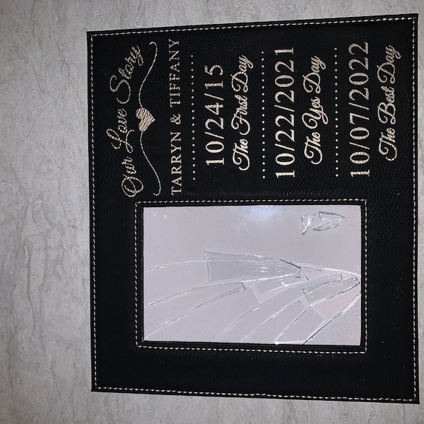 Personalized Our Love Story Timeline Picture Frame | Love Timeline ...
