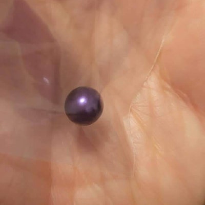 Purple Pearl Freshwater Cultured Loose Pearl Round Dark Purple for ...