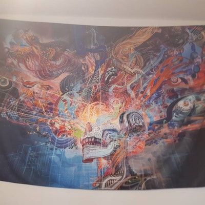 Android Jones Forward Escape Dave Tipper Tapestry by Third Eye ...