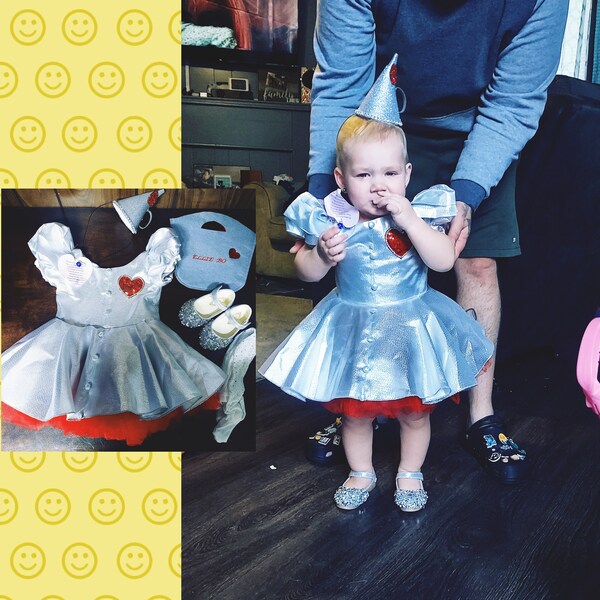 The Wizard of Oz Tin Man Inspired Girl Costume, Halloween Costume - Etsy