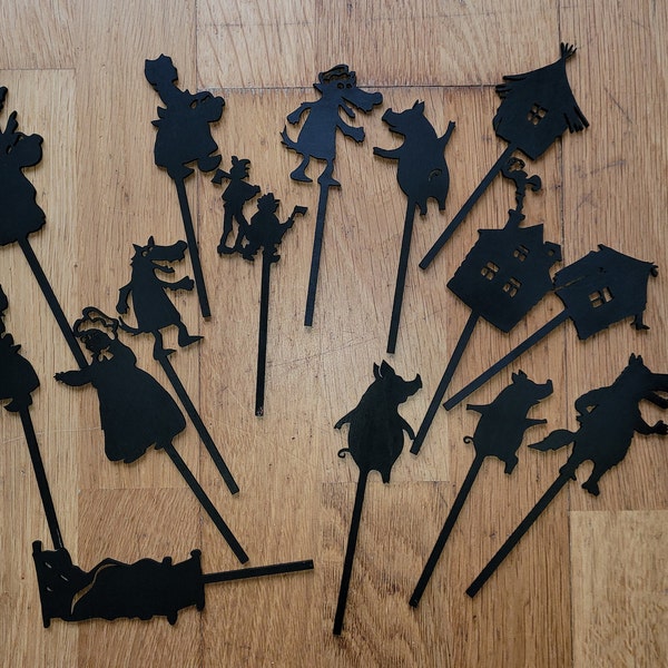 The Three Little Pigs Storytelling Shadow Puppetry Shadow Play ...