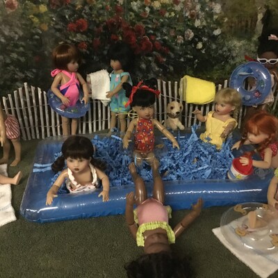 Doll Pool Elf Prop Life Vest Miniature Floats Dollhouse Accessories 12 ...