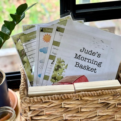 Daily Routine Template Daily Schedule Printable Homeschool Routine - Etsy