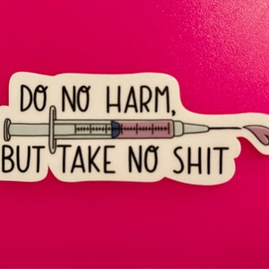 Do No Harm Nurse Sticker - Etsy