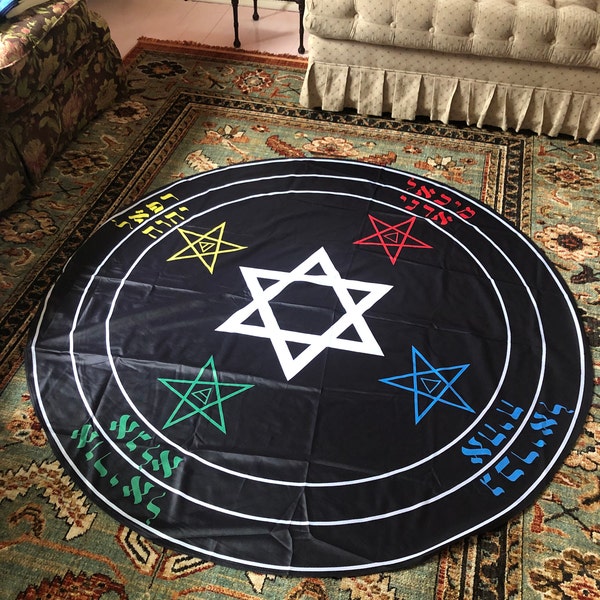 LBRP Elemental Color Ritual Circle Cloth / Lesser Banishing Ritual of ...