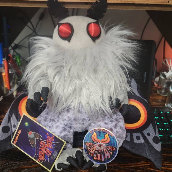MOTHMAN Cryptid Plushie | Strange Fellows - Etsy