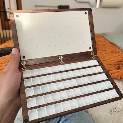 Wood Briefcase for Writers. Handmade With Walnut and Leather. Carry ...