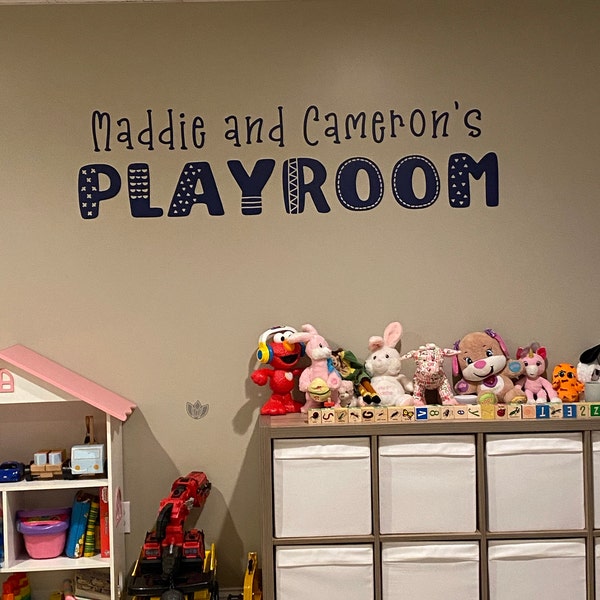 Playroom Wall Decal- Play Room Decal- Playroom Wall Decor- Daycare Wall ...