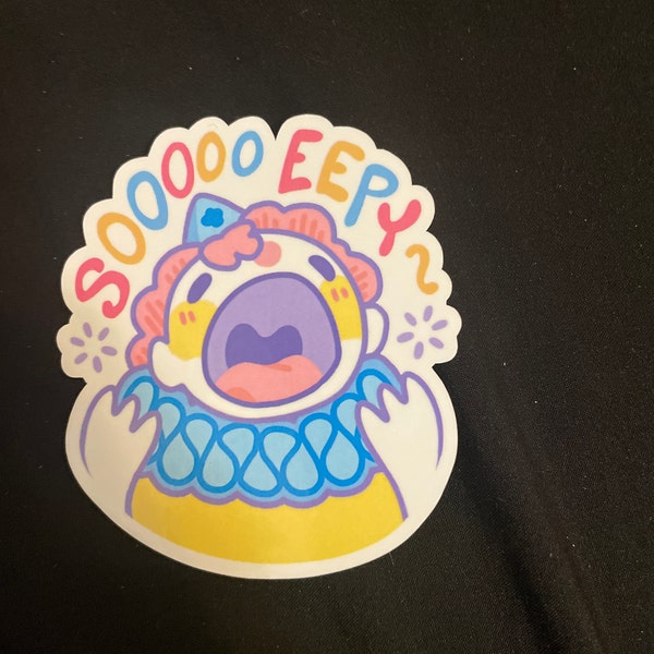 Eepy Clown Waterproof Sticker! - Etsy