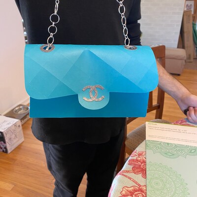 Quilted Handbag Bag Gift Box 3d Cut File for Paper Craft No Scoring ...