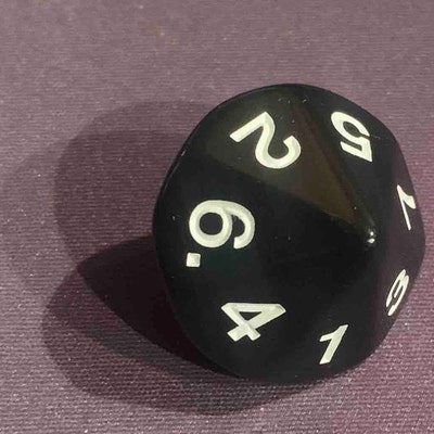 Hit Location D12 twelve Sided Die Dice Critical Fumble 28MM RPG Tool ...