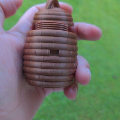 Pinecone Geocache Container Ready to Hide Waterproof Log - Etsy