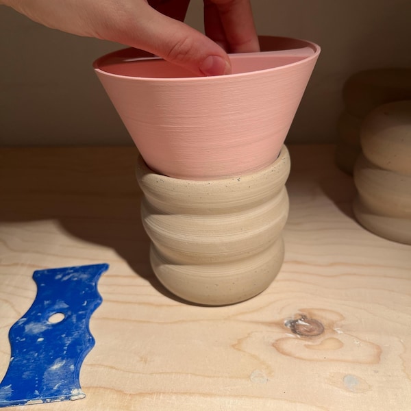 3D Digital Files Rim Cone X5 / STL Files / Pottery Tool / Pottery Rib ...