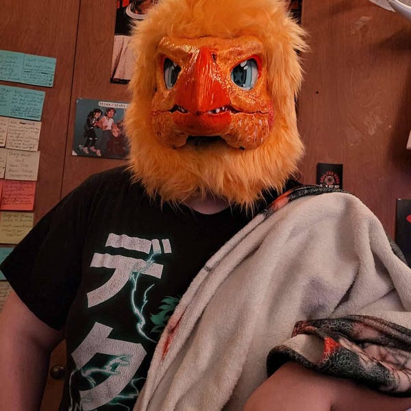 Furry Fursuit Worm on a String Head Base 3D Printed(one Size Fits Most ...