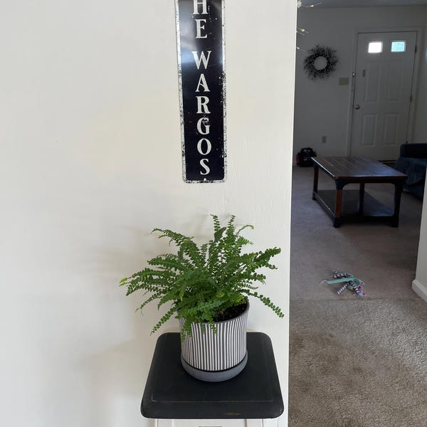 Custom Vertical Sign | Vintage Design | 6 Color Choices | Weatherproof ...