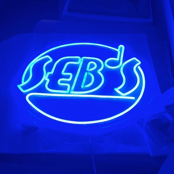 Custom UV Printing Logo Neon Light Sign, Custom Logo Sign for Business ...