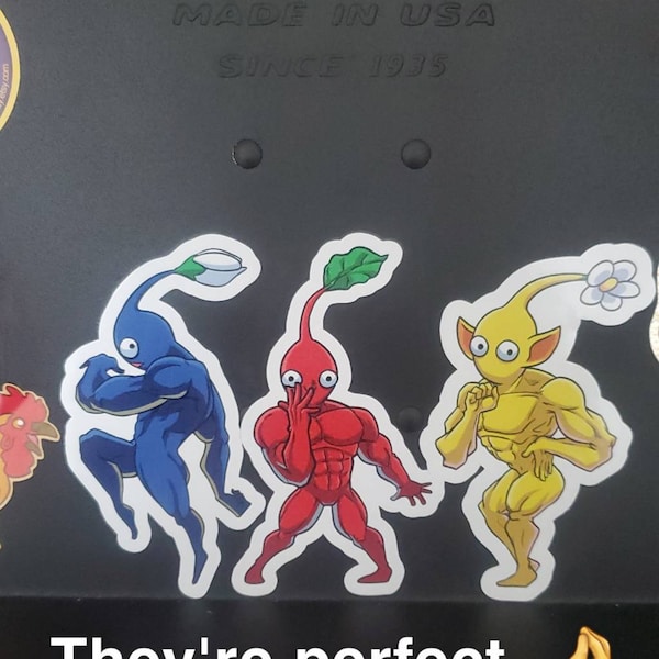 Jojo Pikmin - Buff Pikmin Sticker Series and Sticker Sheet - Etsy