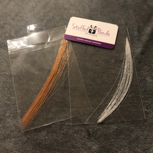 White Realistic Mascot Whiskers, 6'' Costume Sculpture Supplies (pack ...