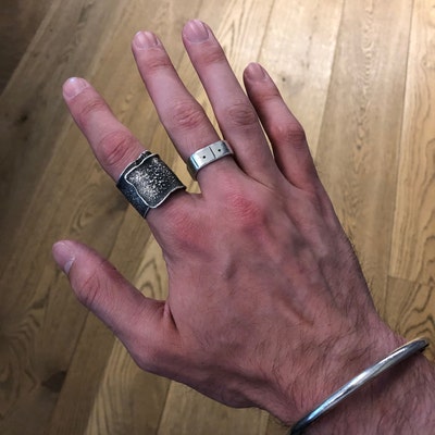 Heavy Mens Silver Ring Mens Ring Siver Mens Ring Massive - Etsy