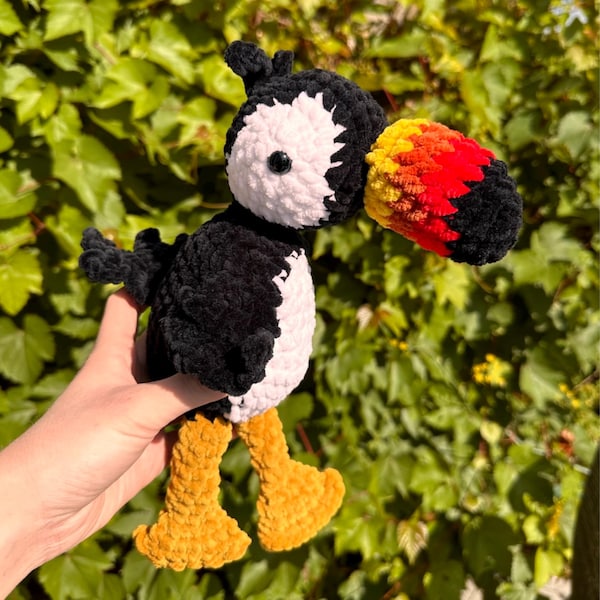 Taco the Toucan (&flamingo) Pattern, Crochet Toucan and Flamingo ...